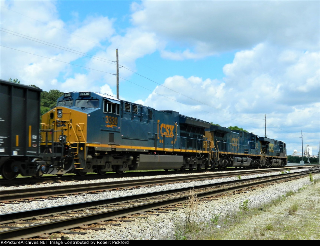 CSX 5223 (ES40DC) 393 (AC44CW) 3330 (ET44AH)